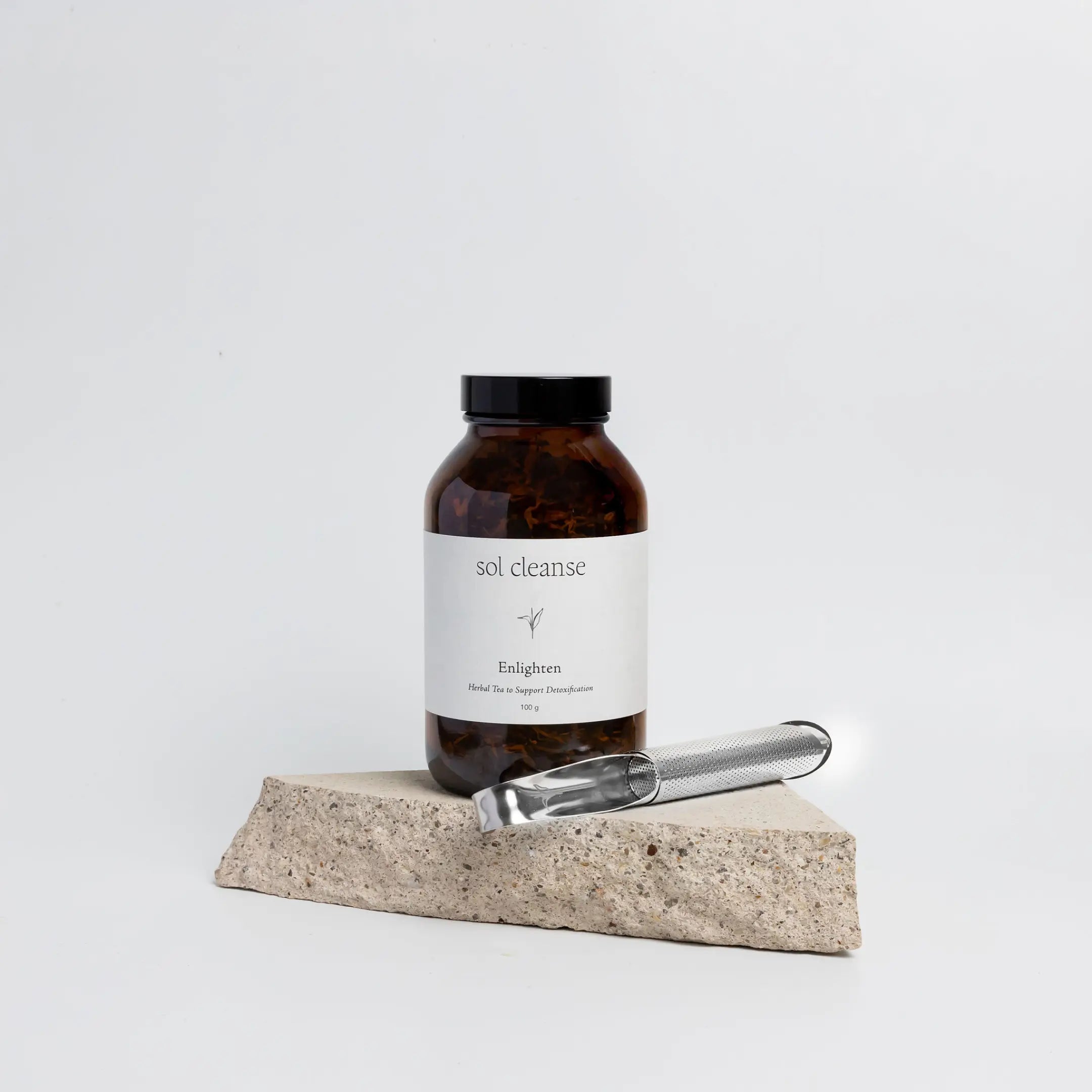 Enlighten Tea Kit | Sol Cleanse Detoxifying Herbal Tea & Tea Infuser