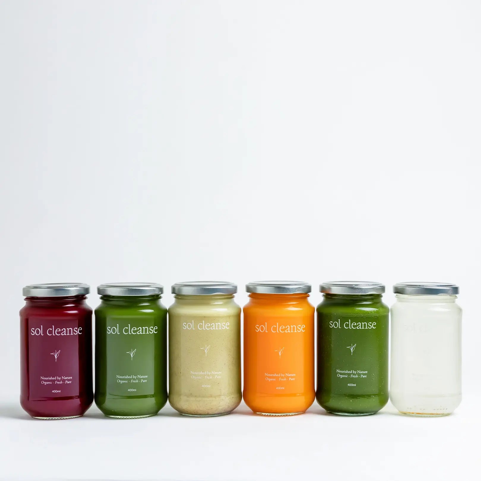 Level 2: Refresh & Glow – 1 Day Juice Cleanse | Sol Cleanse
