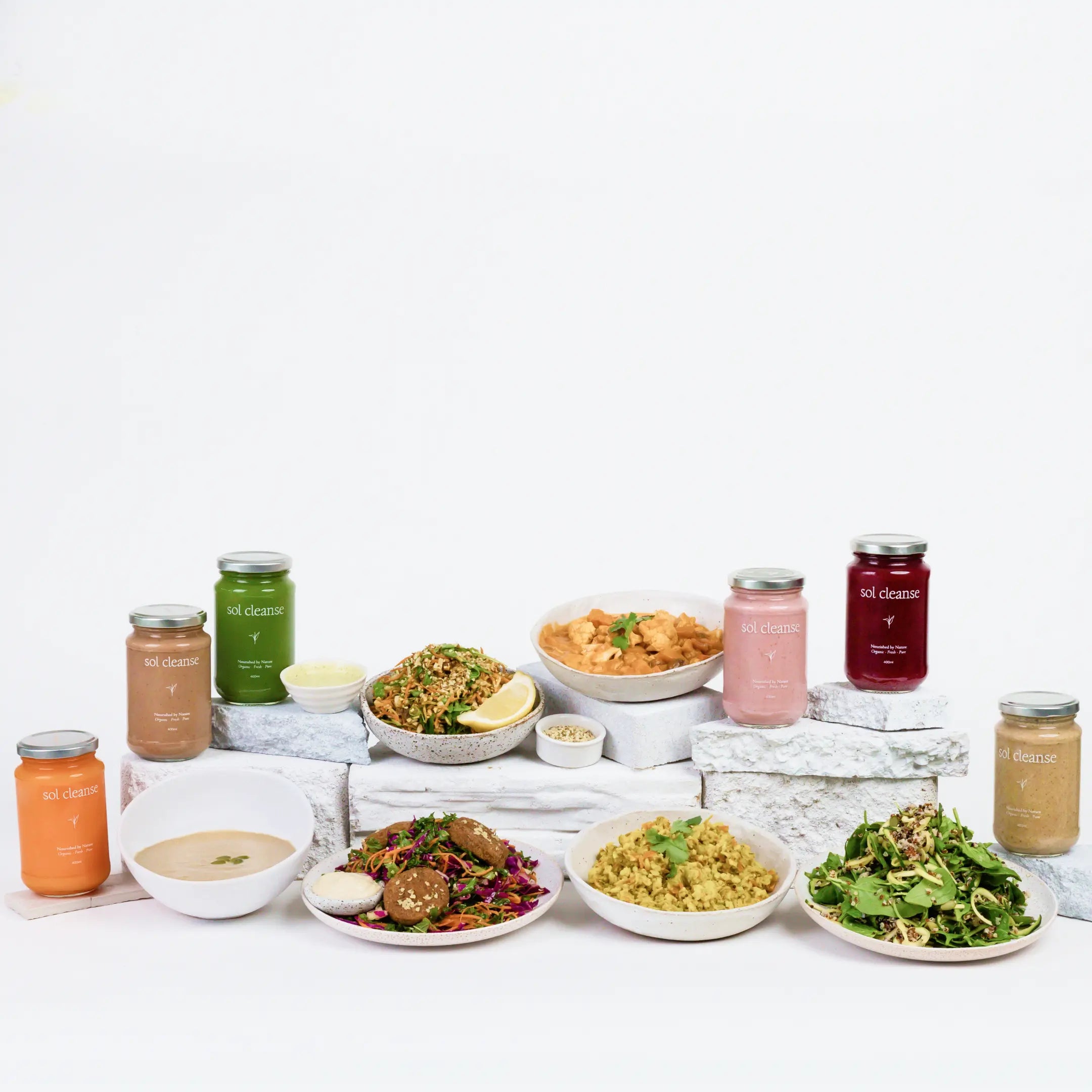 3 Day Organic Whole Food Pack | Juice & Meal Delivery | Sol Cleanse